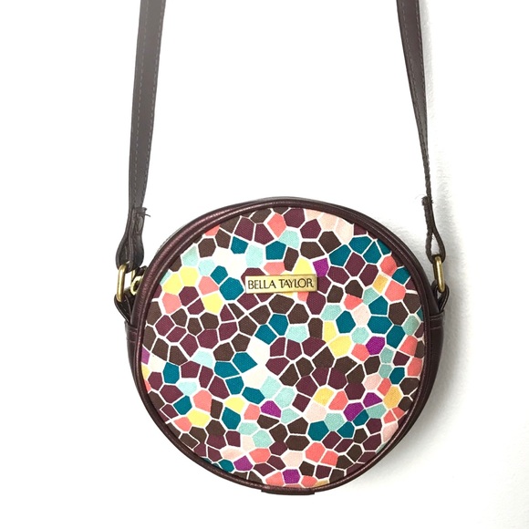 Bella Taylor | Bags | Bella Taylor Circle Colorful Crossbody Purse Bag ...